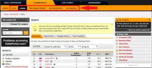 Oddsportal - overview description, functionality, how to use